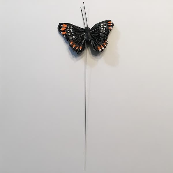 Lille sort sommerfugl - Super naturtro - Dekolagersalg