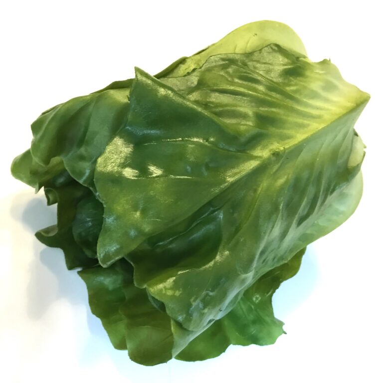 Kunstig naturtro spraglet salathoved - Fantastisk flot blød salat ...